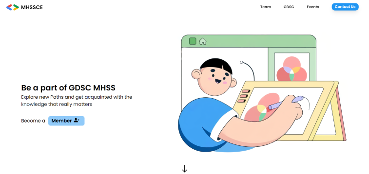 GDSC MHSSCE || official website of M.H. Saboo Siddik GDSC